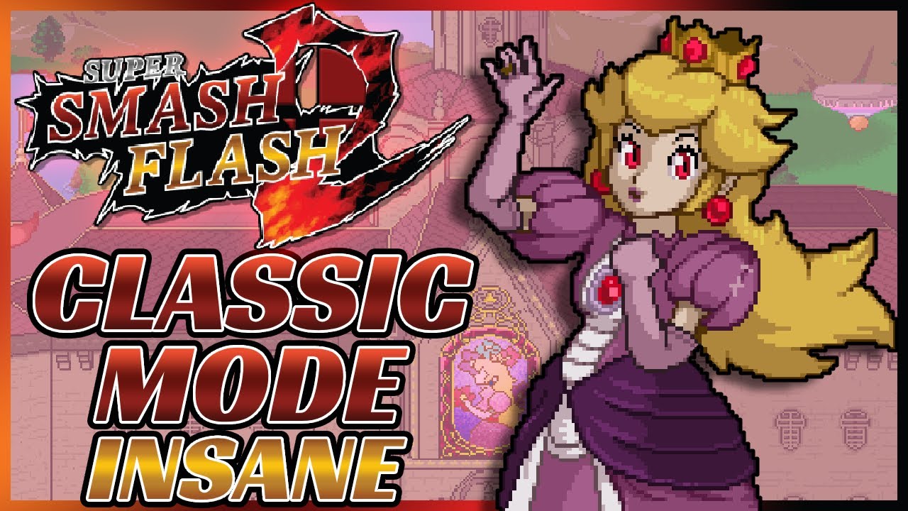Super Smash Flash 2 Beta | Classic Mode: Peach (Insane) - YouTube