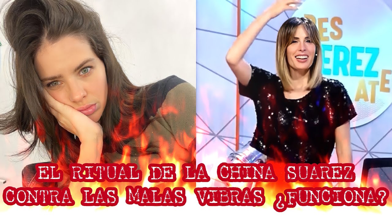 La China Suárez se cura el mal de ojo con un huevo! - YouTube