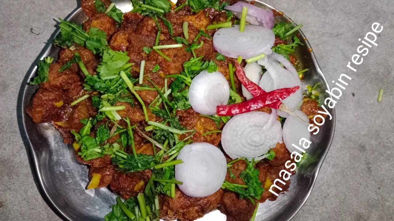 how to masala soyabin resipe - YouTube