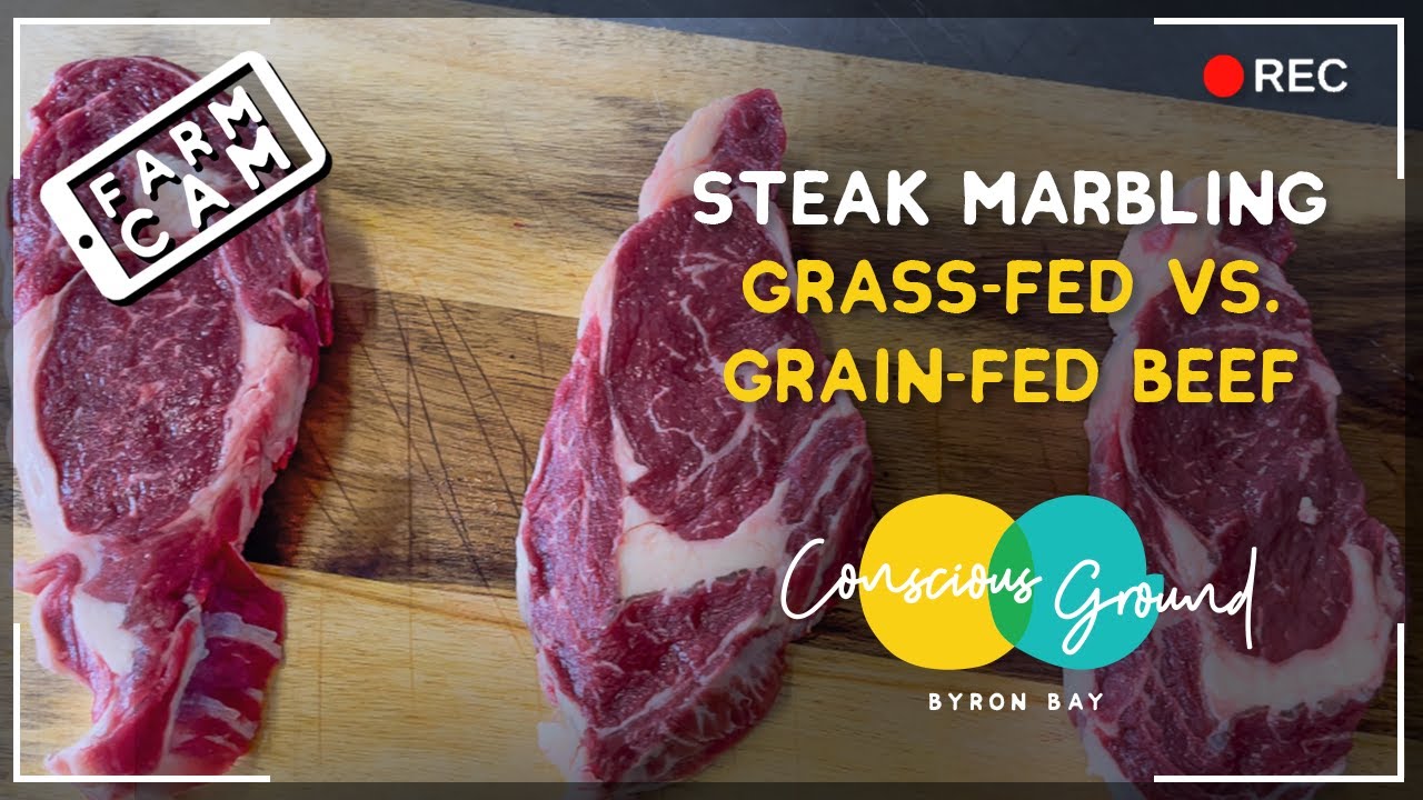 How to achieve marbling in grass-fed beef - YouTube