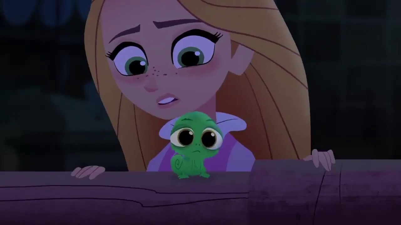 Y así fue como se conocieron Pascal y Rapunzel 😭 - YouTube