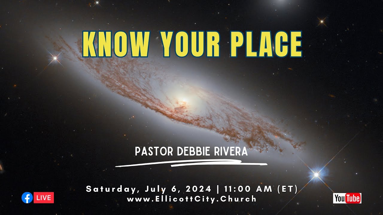 Sabbath Worship | Know Your Place – Pr. Debbie Rivera - YouTube
