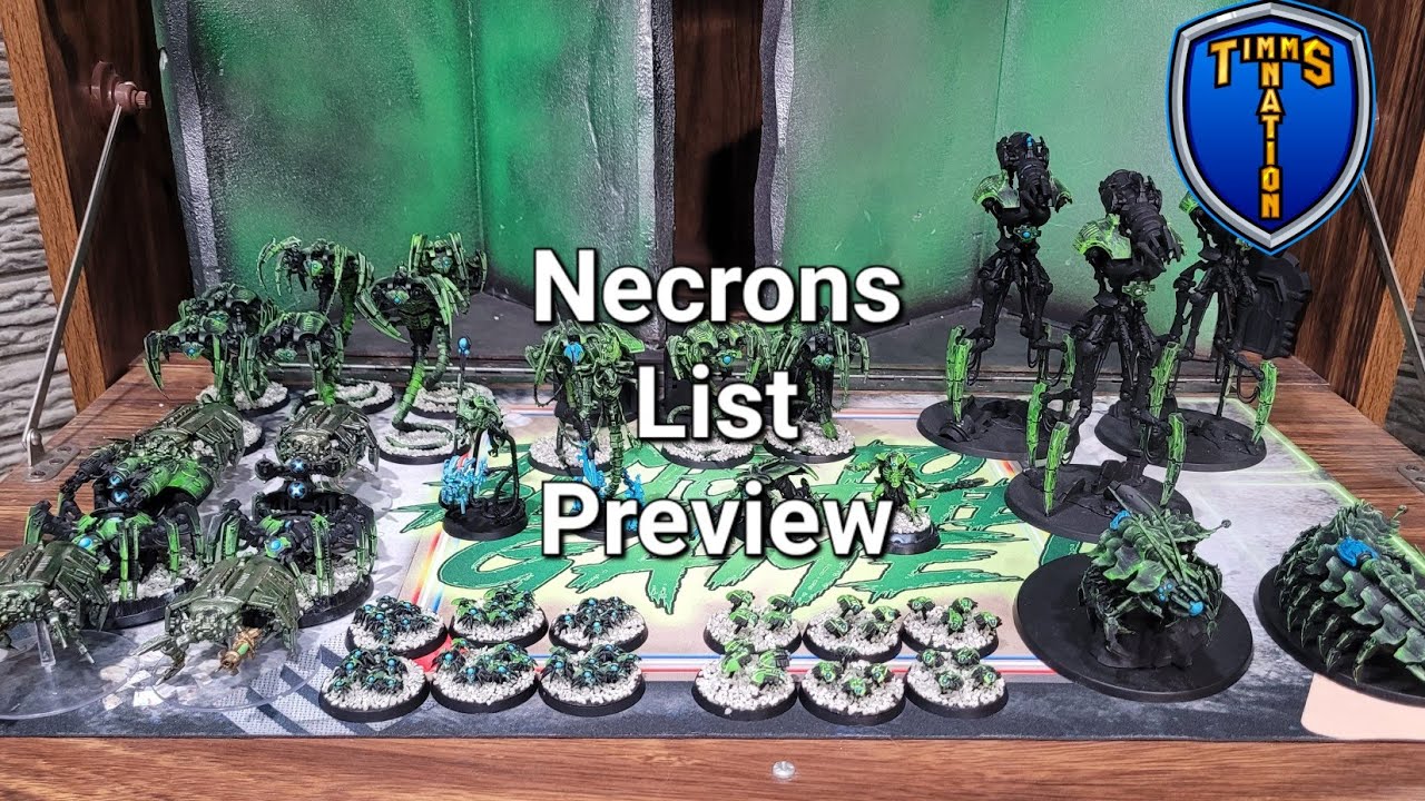 FINALS!!! Necrons List Preview! - YouTube