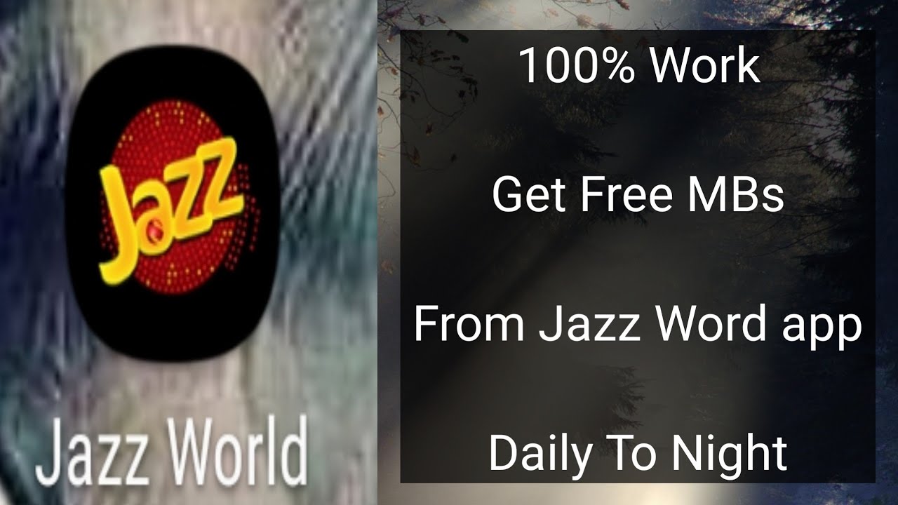 How To Get Free MBs On Jazz Network | 100% Work | Truth | Free Internet ...