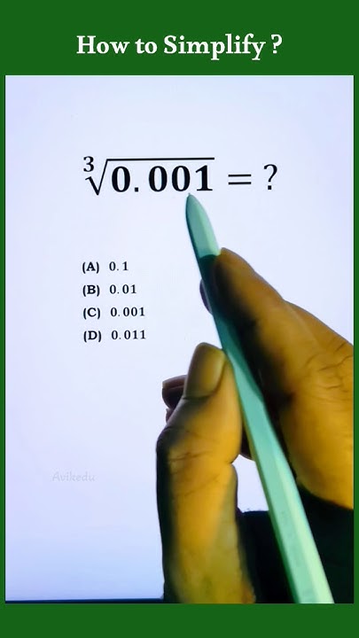 Simplifying Cube Root of decimal numbers #maths #shorts - YouTube