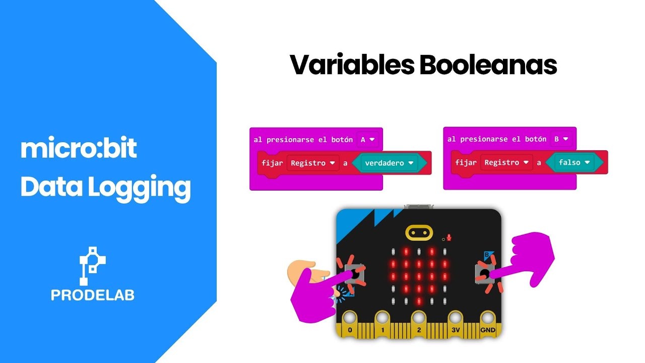 Data Logging con micro:bit – Controla cuándo registrar datos usando variables booleanas ...