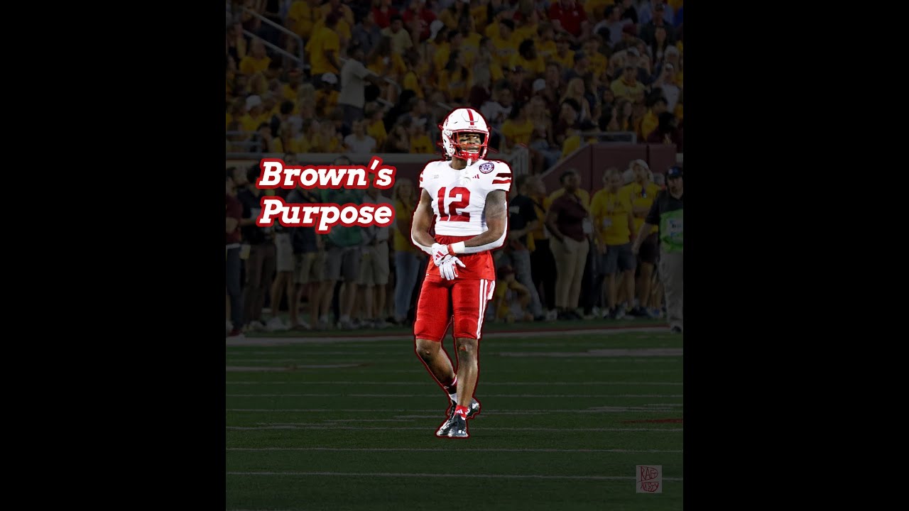 Omar Brown S-Nebraska, UNI | vs. Minnesota 2023, 2024 East West Shrine ...