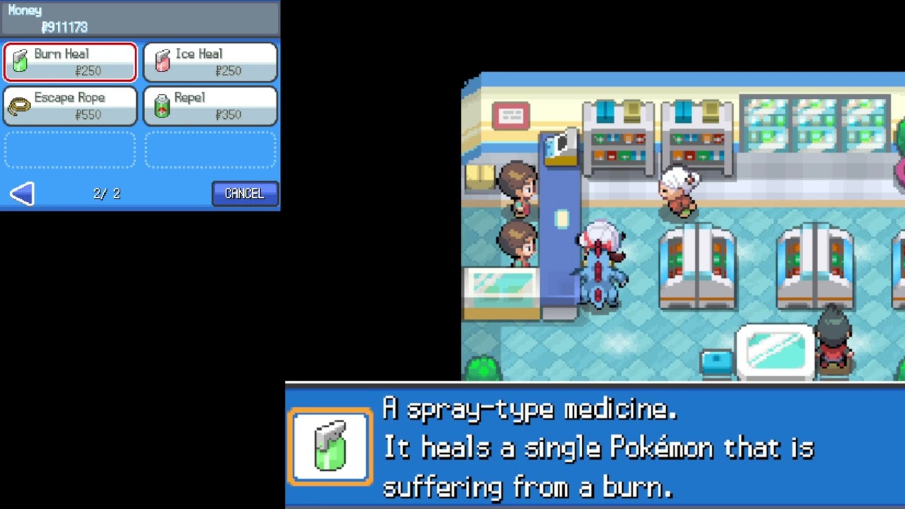 Burn Heal Pokemon