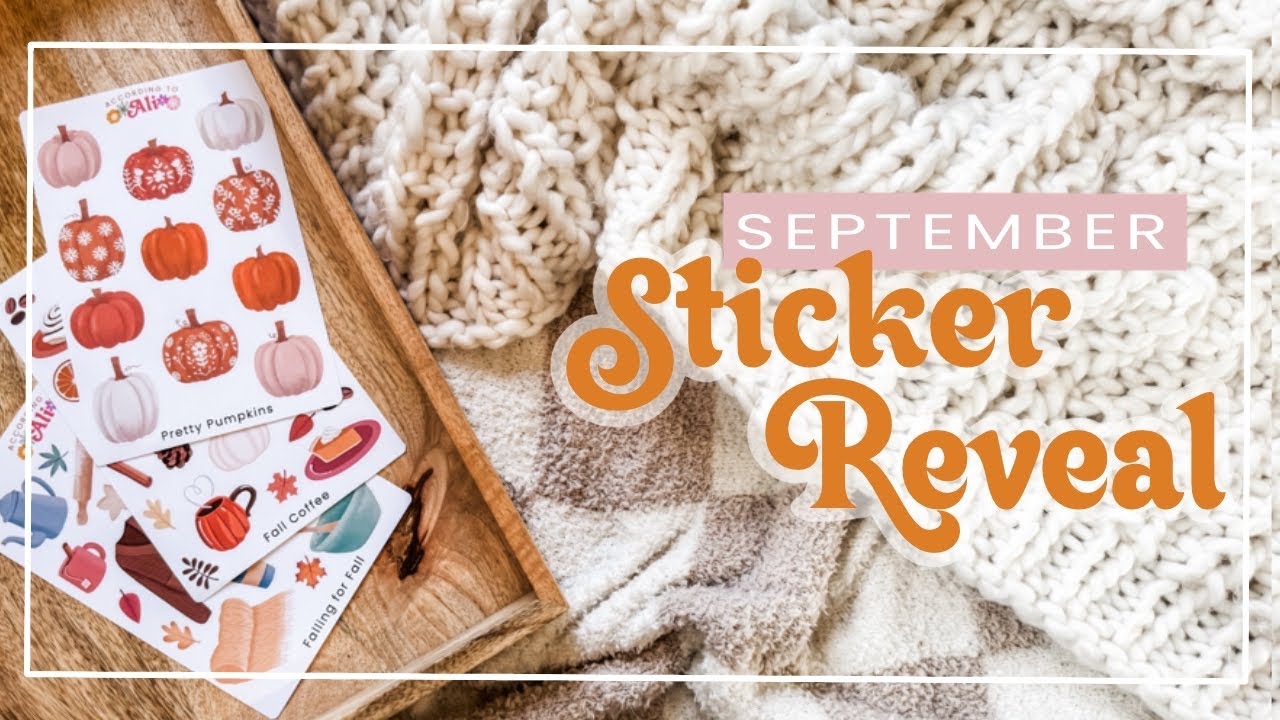 OCTOBER STICKER REVEAL! Available Friday, October 4 at 8:00 am PDT ...