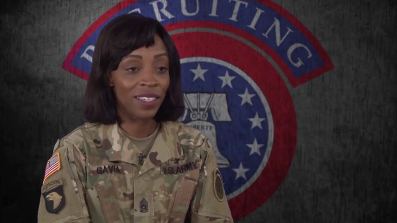USAREC CSM Gavia's Army Story - YouTube
