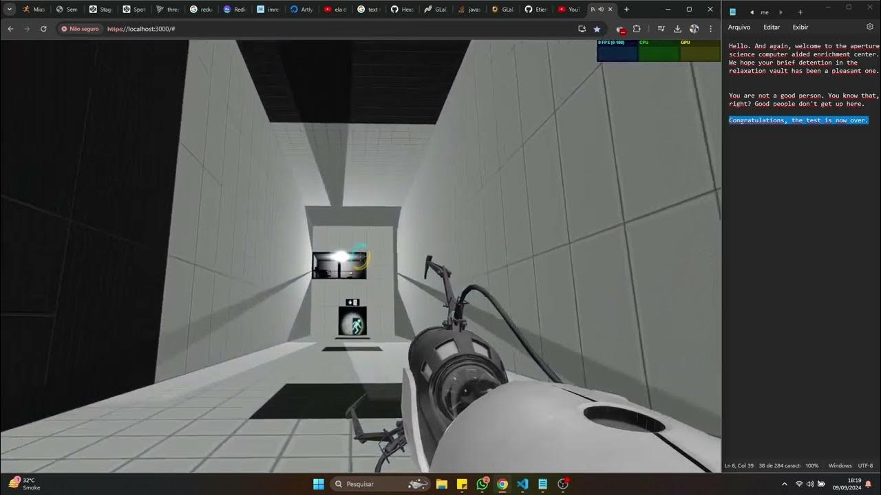 Project Portal Web with THREEJS - Text to Speech option - YouTube