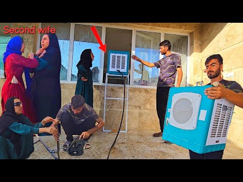Fire. At Tahereh's house!Amazing purchase of water cooler, equipment and installation |Return. zaman