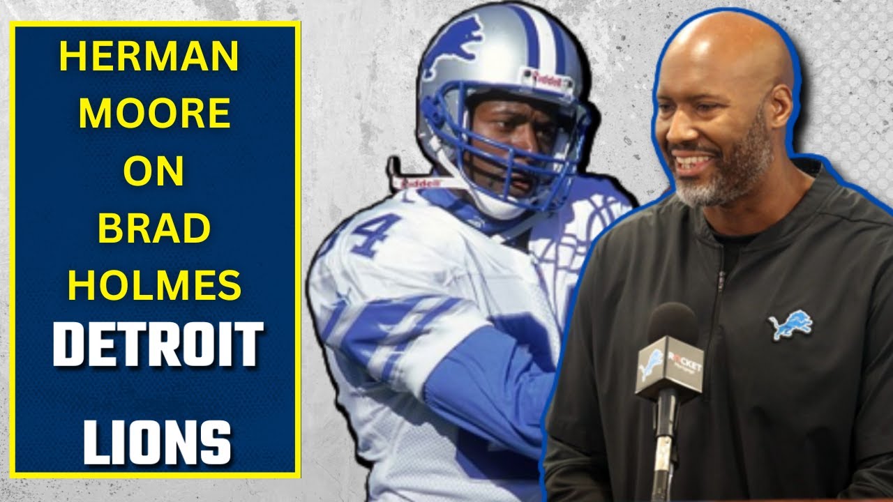 Herman Moore Brad Holmes, Sheila Hamp, Aaron Glenn, Ben Johnson ...