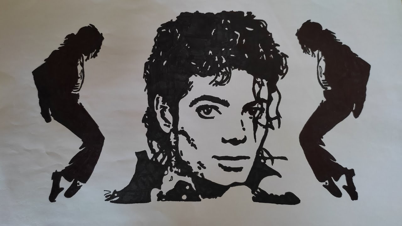 STENCIL ART [ MICHAEL JACKSON ] - YouTube
