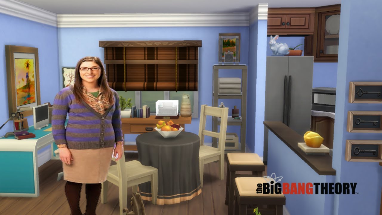 The Big Bang Theory🌌🌠: AMY FARRAH FOWLER'S APARTMENT || The Sims 4 ...