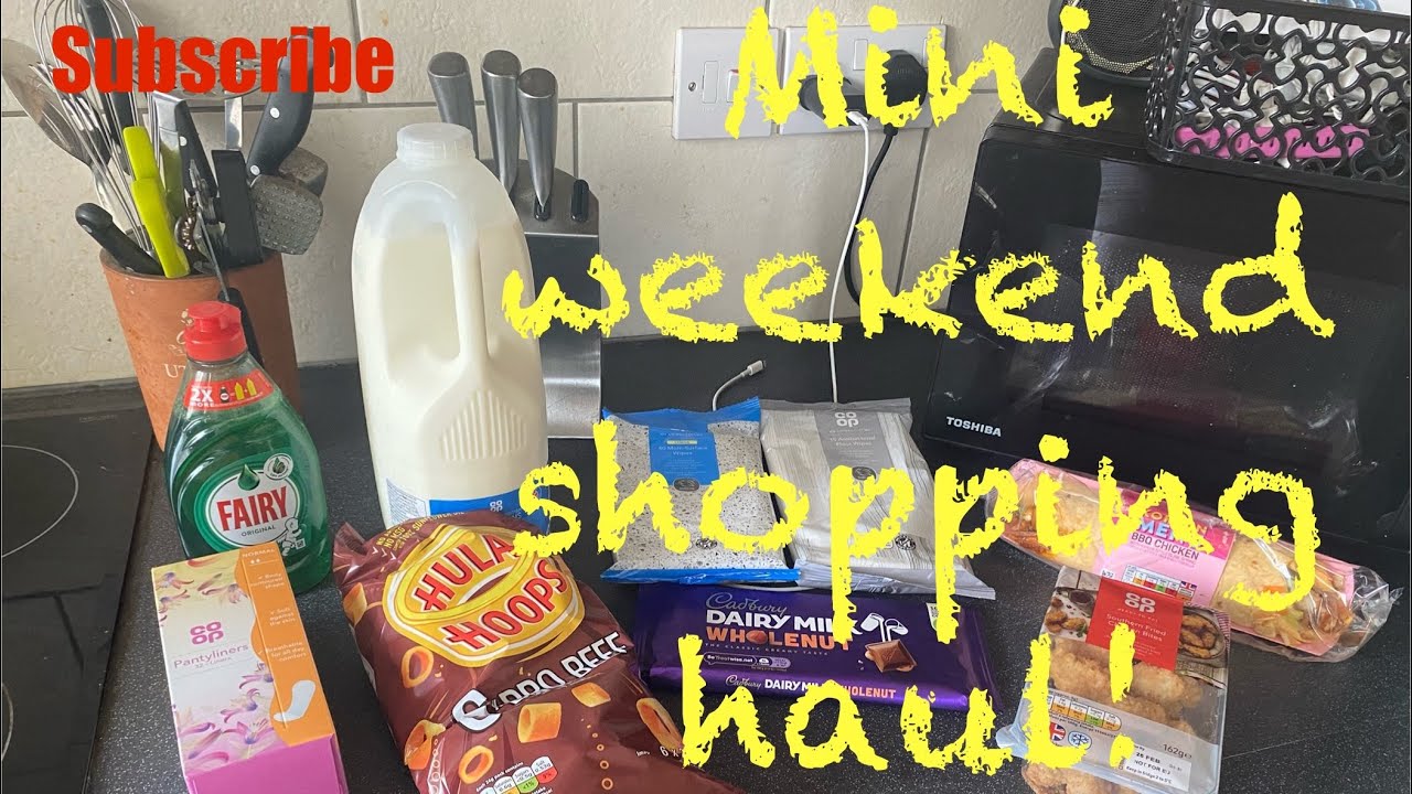 Weekend top up shop || Co op || Deliveroo - YouTube
