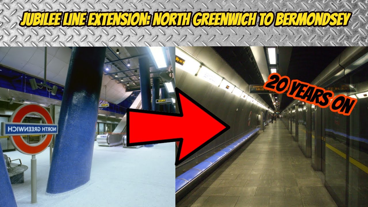 Jubilee Line Extension 20 years on: North Greenwich to Bermondsey - YouTube