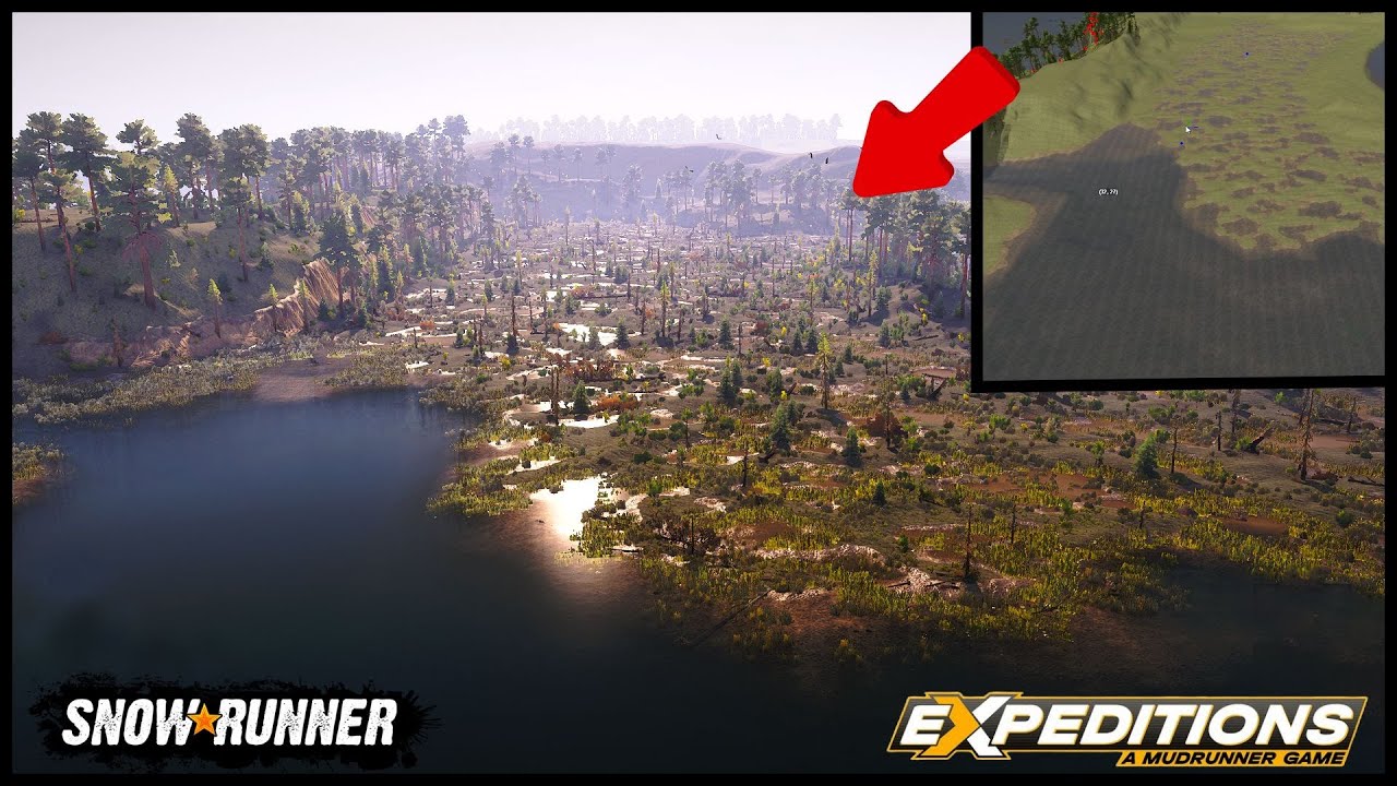 Creating A Realistic Game World - Swamp Landscape - Snowrunner ...