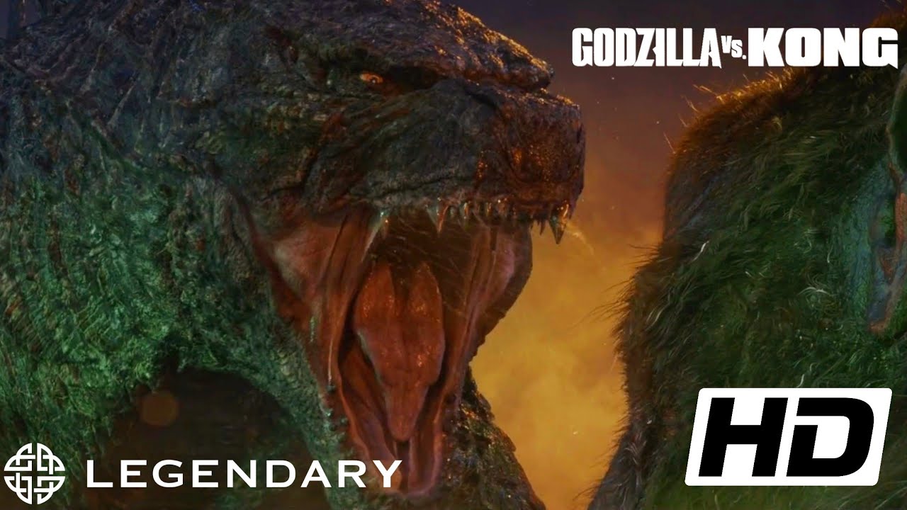 Godzilla vs kong (2021) FULL HD 1080p - Final showdown scene Legendary ...