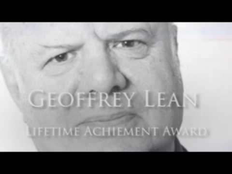 Geoffrey Lean wins the Lifetime Achievement Award - YouTube