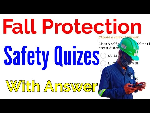 Fall Protection Safety Quizes with answer || Safety Quiz || Safety quiz ...