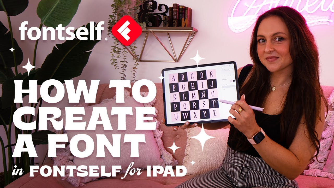 The easiest way to create a font | Fontself Review & Tutorial - YouTube