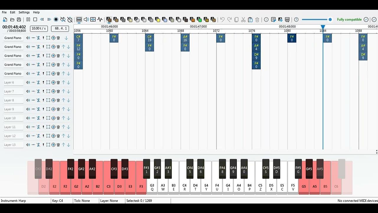 Minecraft Note Block Studio 2024 07 27 23 57 37 130 - YouTube