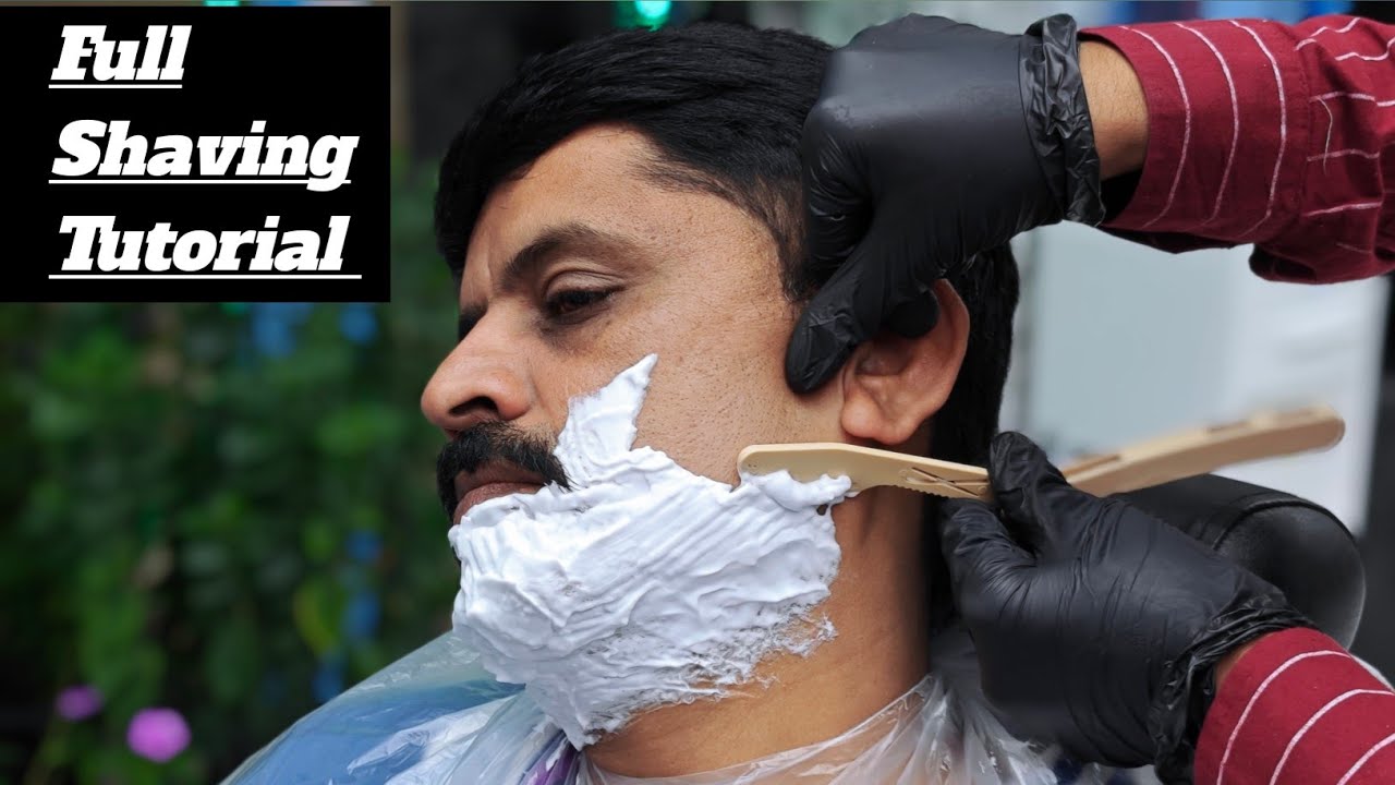 How To Full Shave Beard | Full Beard Shave 🪒| Shaving Karne Ka Sahi ...