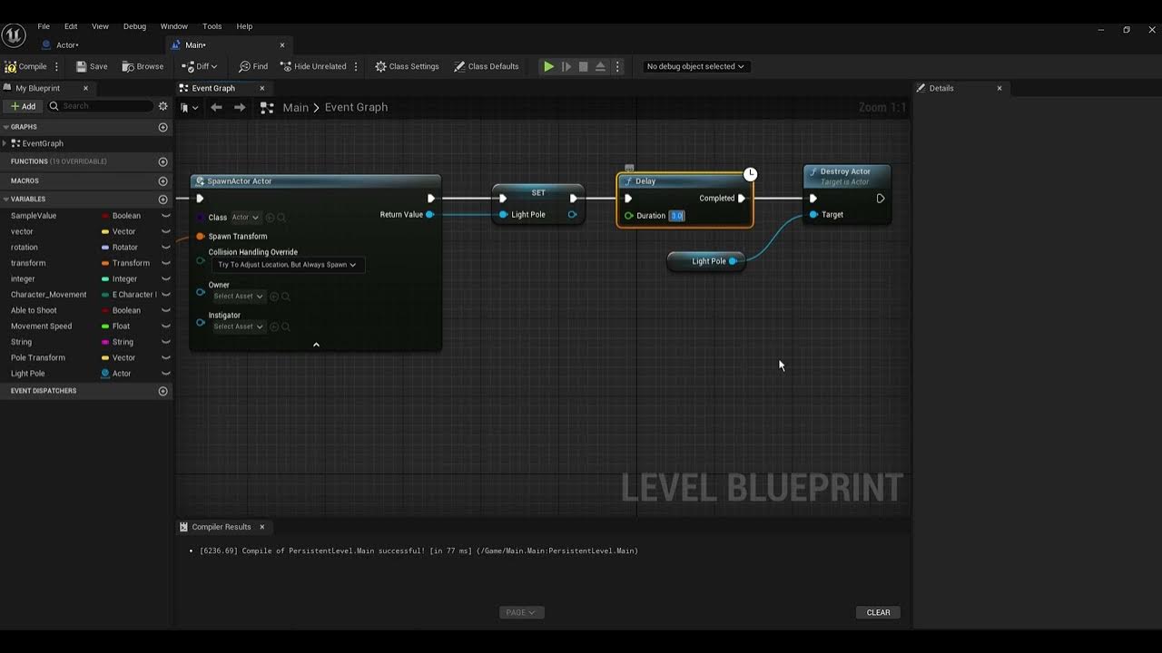 UE5 Blueprints Tutorial 043-2 Node: Destroy Actor - YouTube