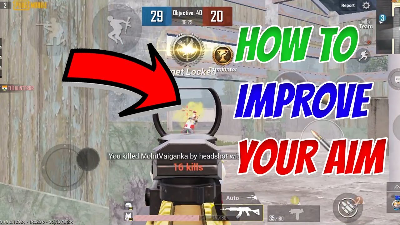 Aiming Tutorial For PUBG Mobile | How To Aim Perfectly | PUBG Mobile ...