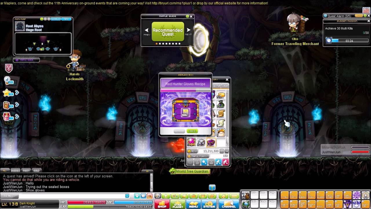 MapleStorySEA Opening Sealed Box from Root Abyss 2016 - YouTube