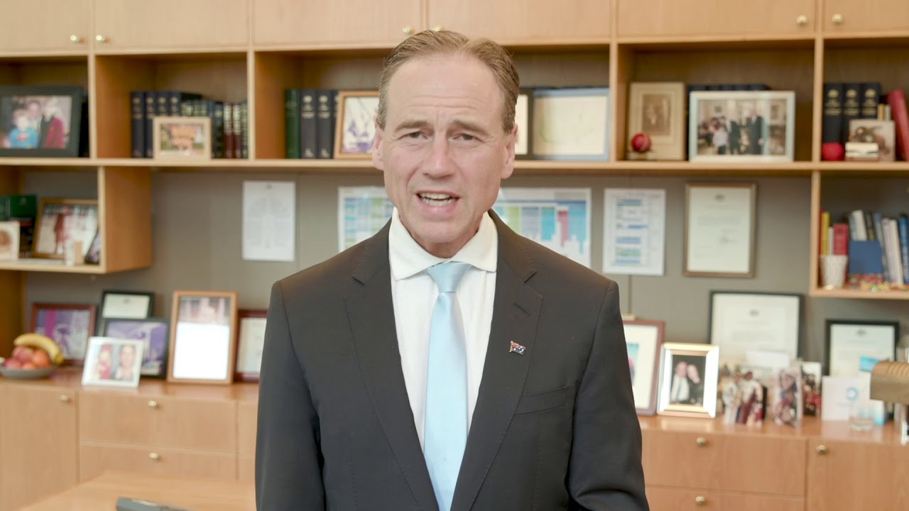 A PANDA Week message from the Hon. Greg Hunt MP, Minister for Health ...