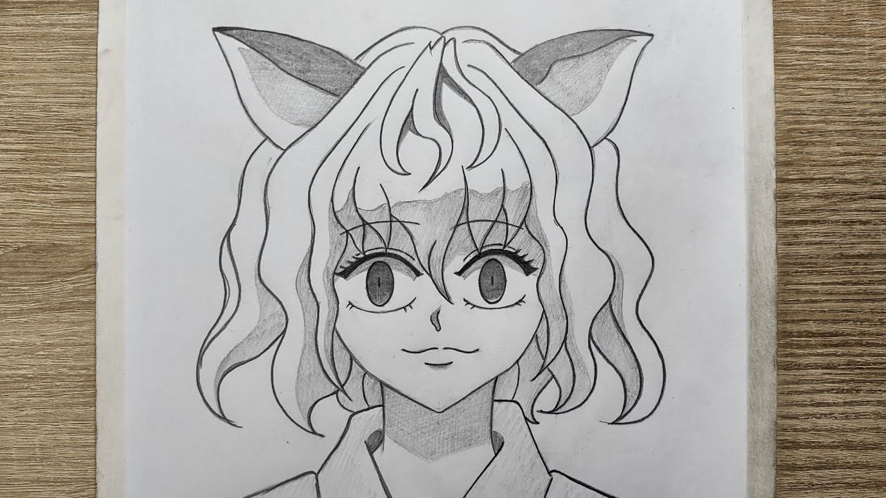How to draw Neferpitou easy | How to draw Neferpitou with easy steps ...