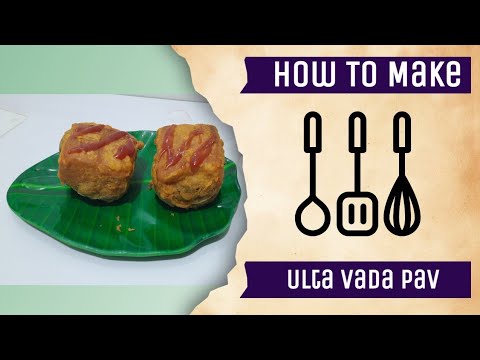 Ulta Vada Pav Recipe | Street Food Recipe | Bread pakoda recipes | vada ...