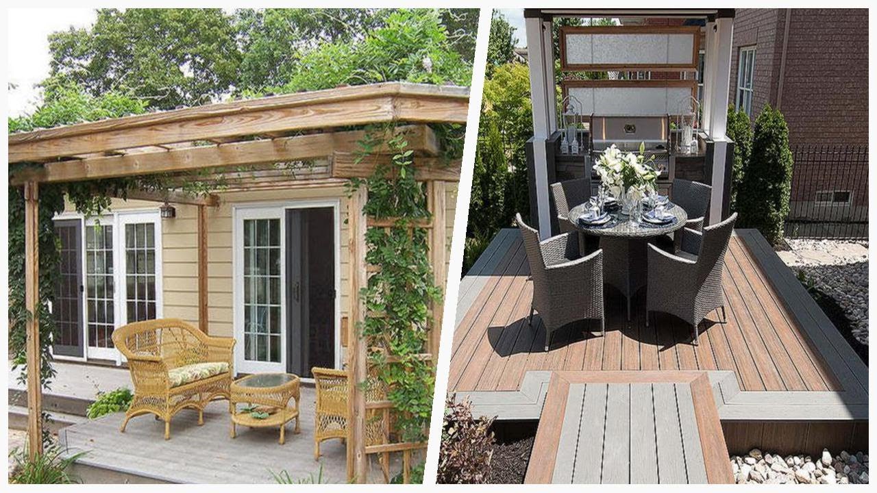 75 Small Backyard Deck Design Ideas You'll Love 🔴 - YouTube