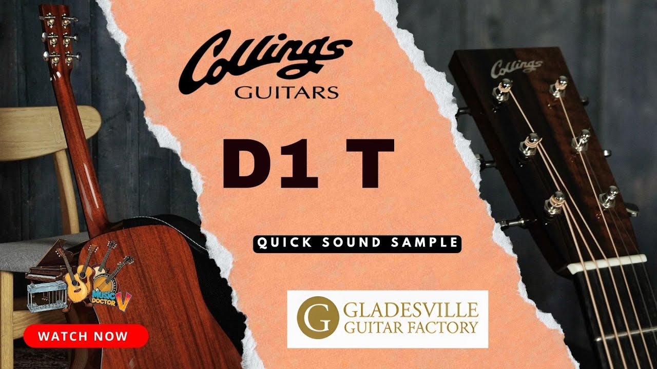 Collings - D1 Traditional - Demo at Gladesville Guitar Factory - YouTube