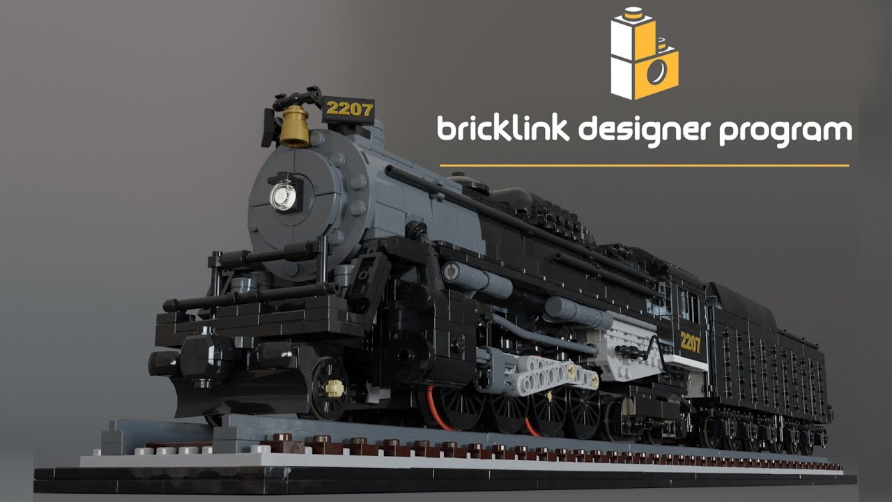 American Steam locomotive (Bricklink Designer Program series 4) - YouTube