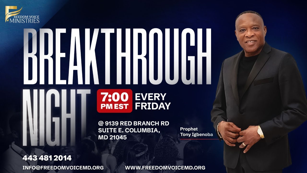 Breakthrough Night - Friday Service 09/12/2025 - YouTube
