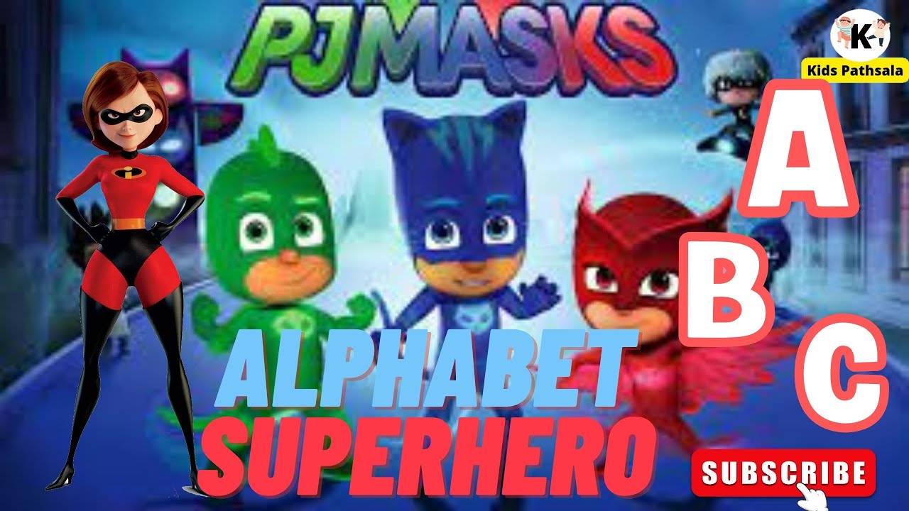 Superheroes Alphabet - ABC Superhero Song for Kids | Batman, Spiderman ...