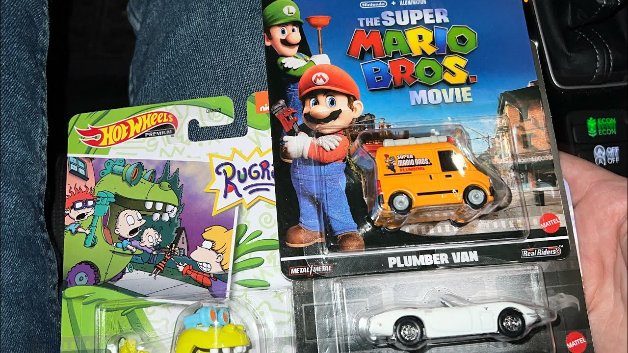 Hot Wheels Retro Entertainment - Super Mario Bros, Rugrats, Back To The ...