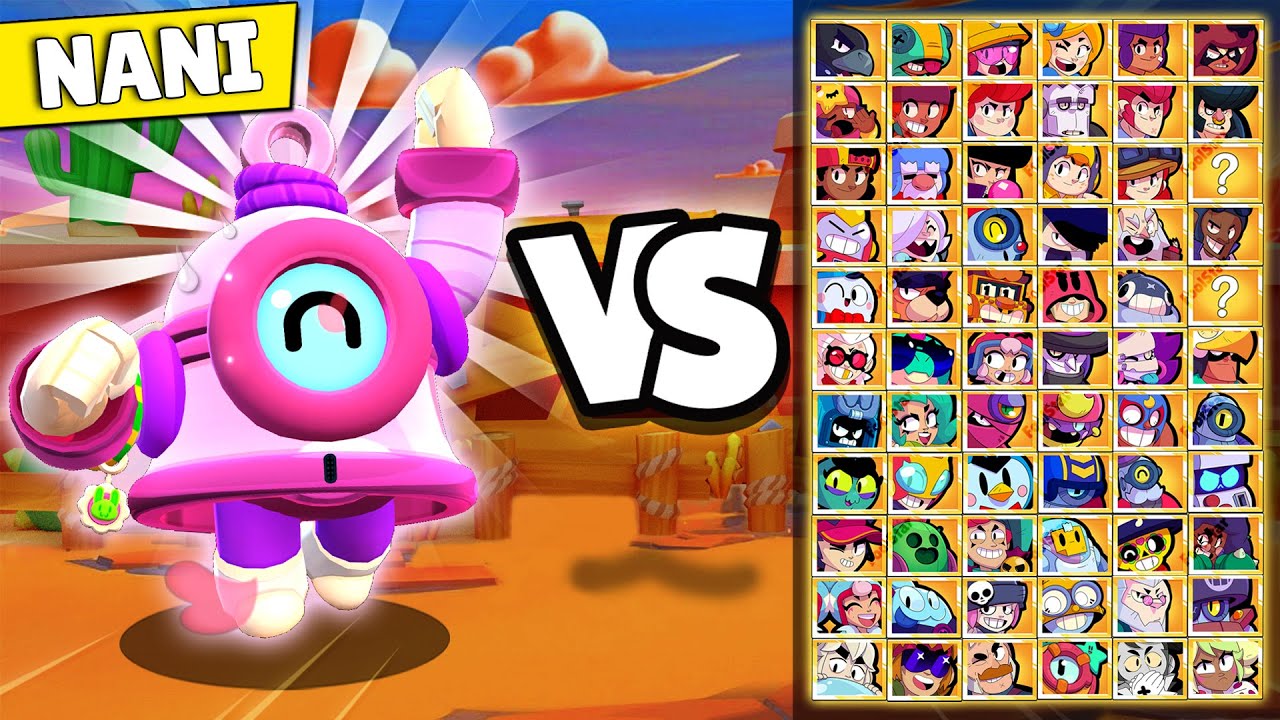 Bell Nani VS Every Brawler !!! Nani 1v1 Mystery At The Hub Brawl Stars ...