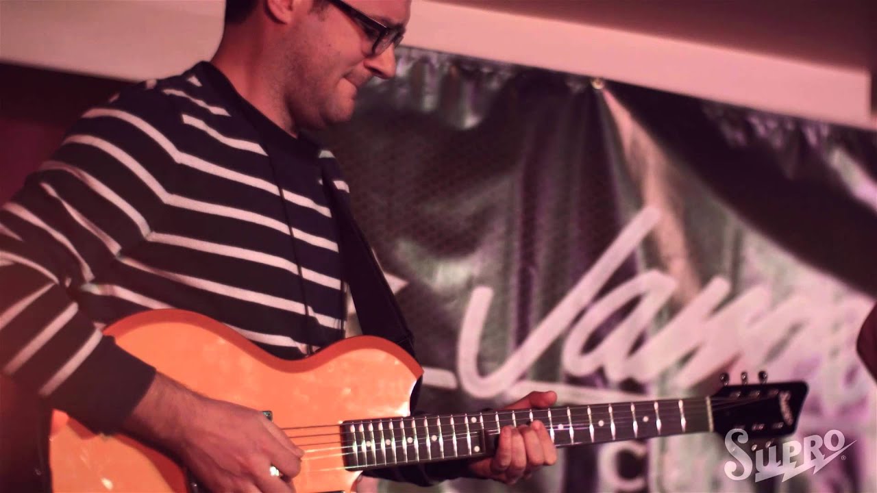 Bob Lanzetti of Snarky Puppy plays the Supro Ozark Guitar and Saturn ...