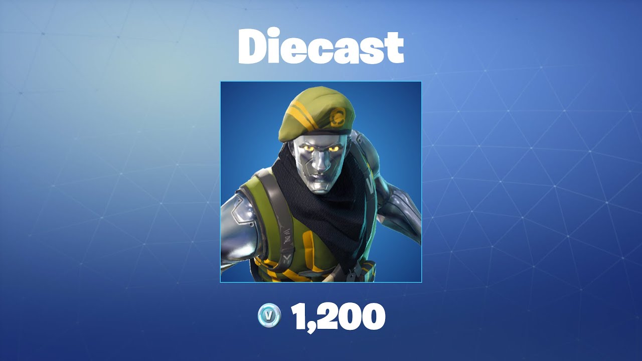 Diecast | Fortnite Outfit/Skin - YouTube