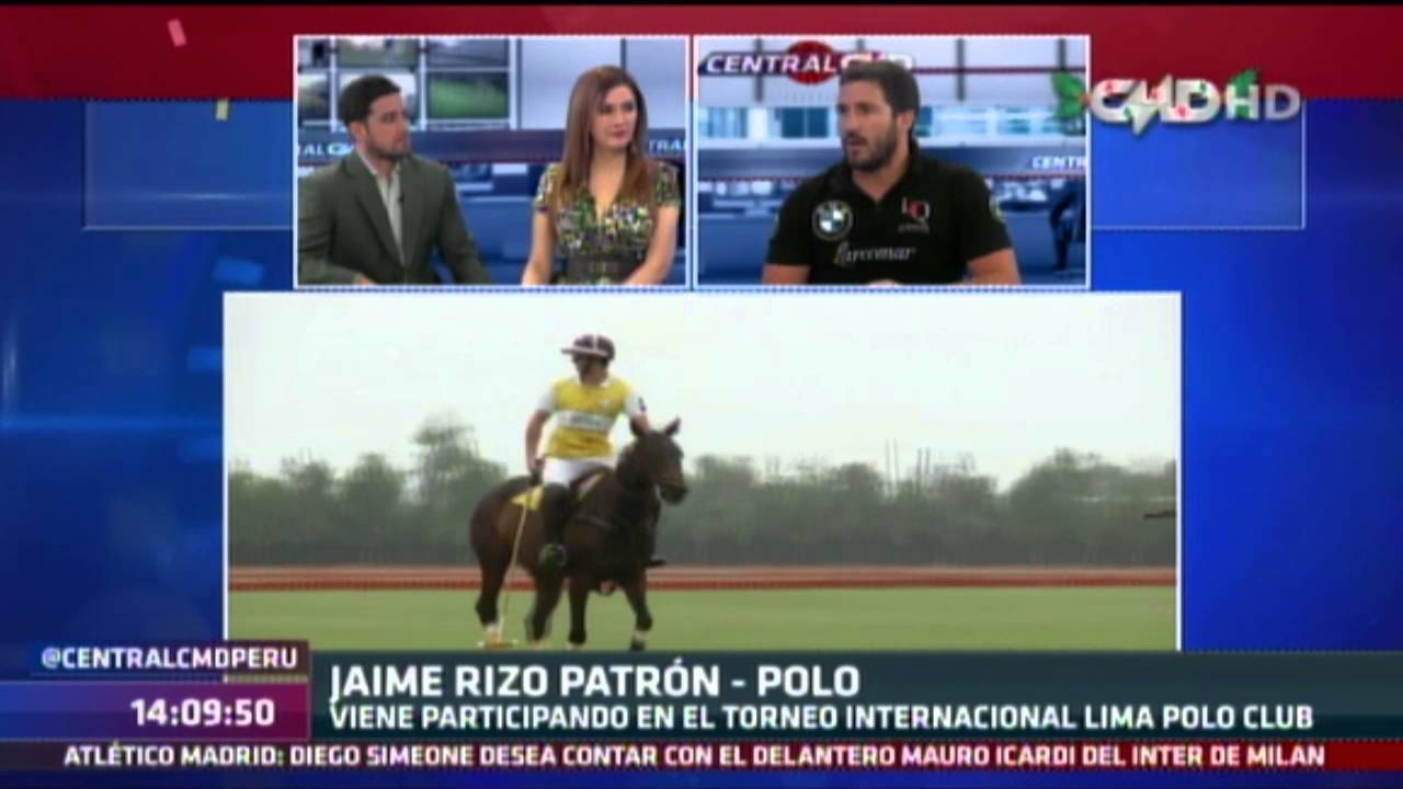 Central CMD: Entrevista a Jaime Rizo Patrón (polo) - YouTube