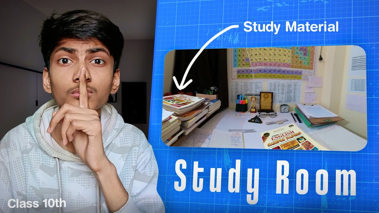 Class 10th Grader Room Tour 🔥 | Which Study Material, Which Books 📚 ...