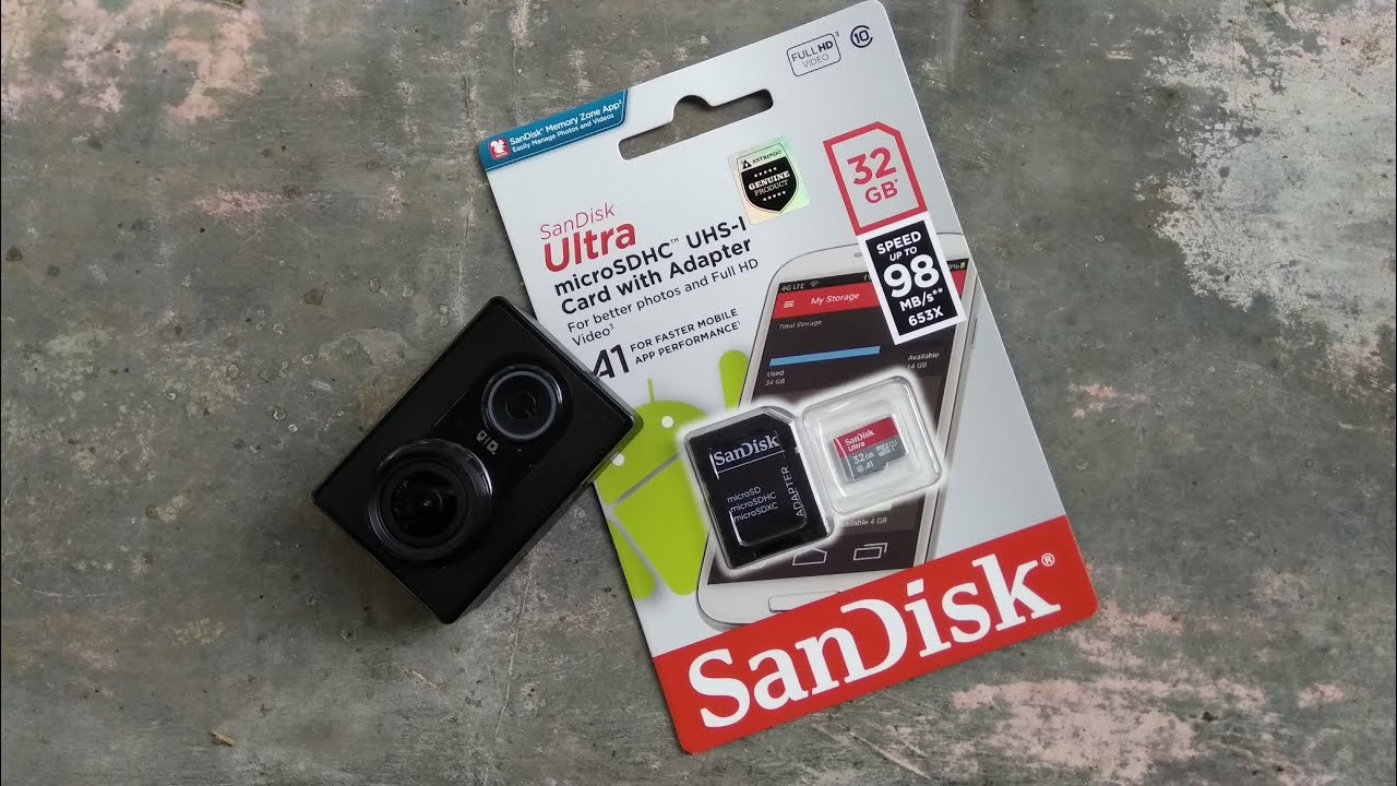 Harga SanDisk Micro SD Card 32GB - YouTube