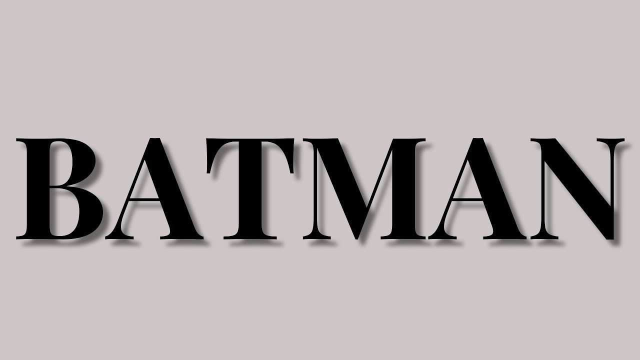 How to Pronounce Batman - YouTube