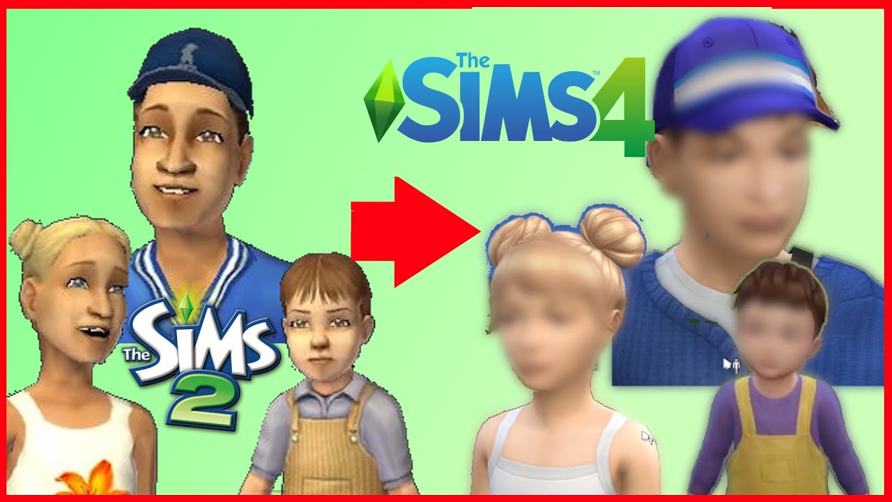 Making the Ottomas family from the Sims 2 in the Sims 4 - David, Sharla ...