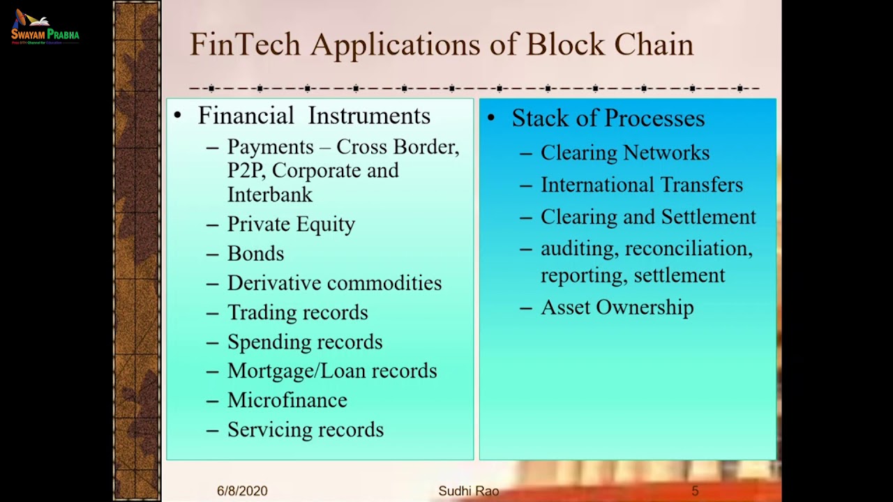 Lec 09: Block Chain Application Examples - YouTube