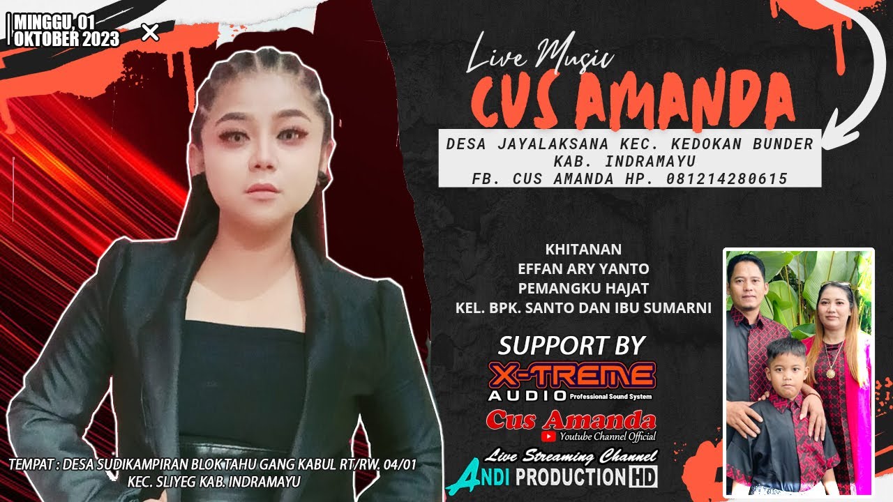 LIVE ORGAN TARLING CUS AMANDA DI DESA SUDIKAMPIRAN - SLIYEG - INDRAMAYU ...